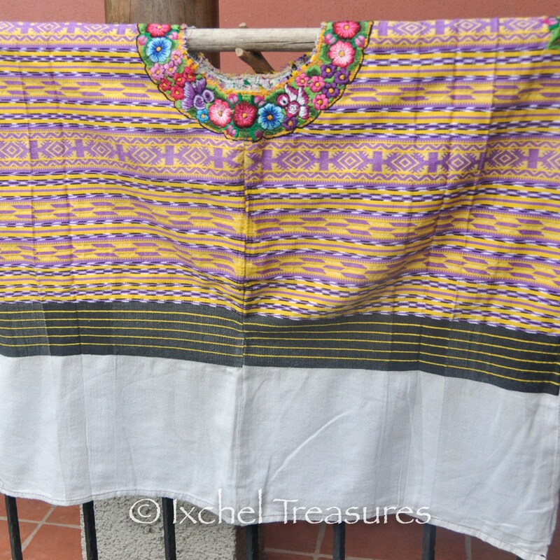 Huipil Poncho - Etsy