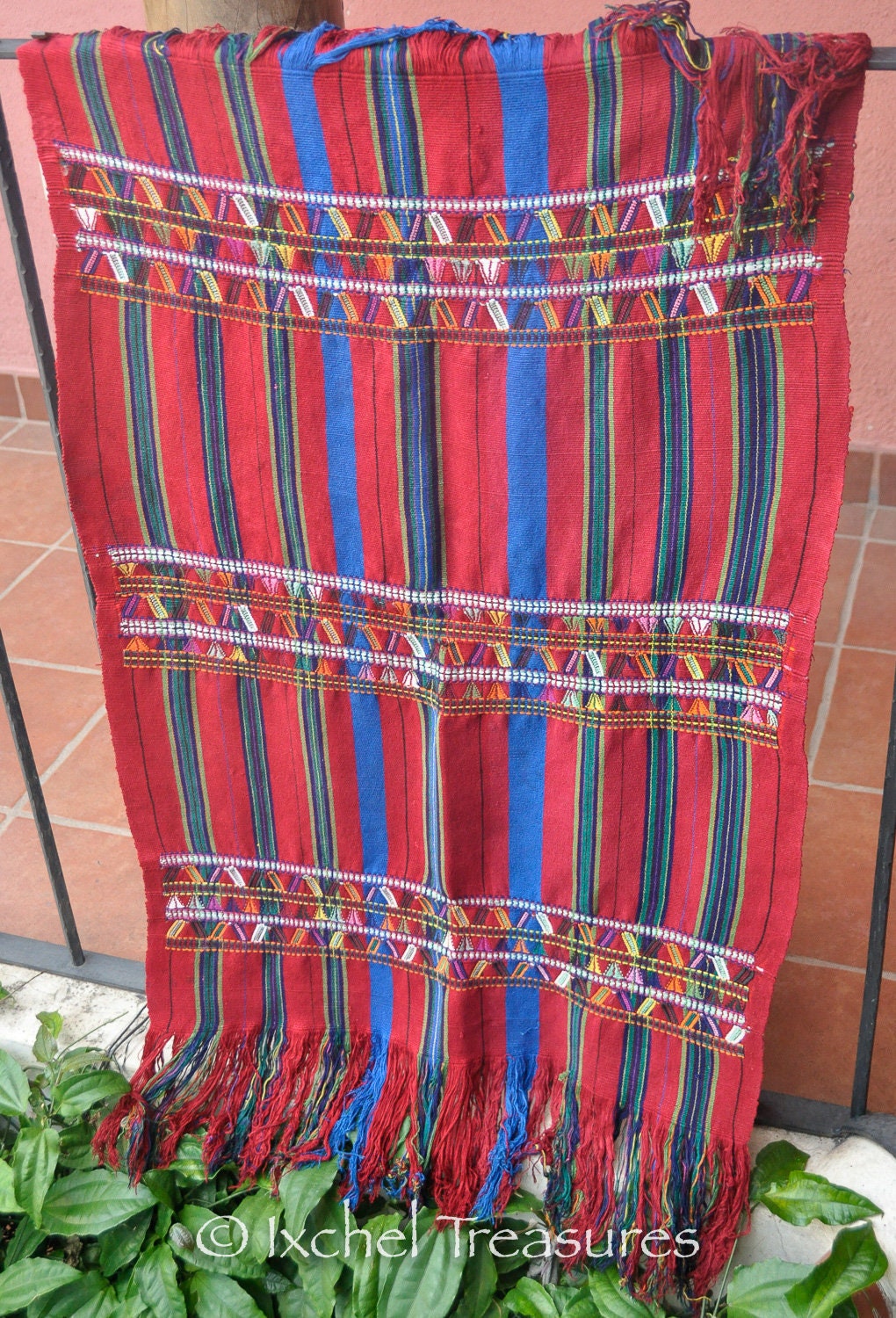 Buy SHIPS FROM U.S. Vintage Guatemalan Rebozo Perraje Authentic Woven ...