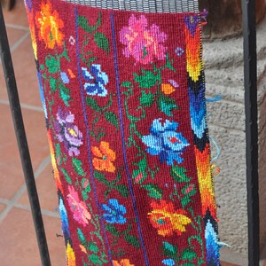 SHIPS From U.S. Vintage Guatemalan Tzute Shawl Authentic Woven Mayan ...