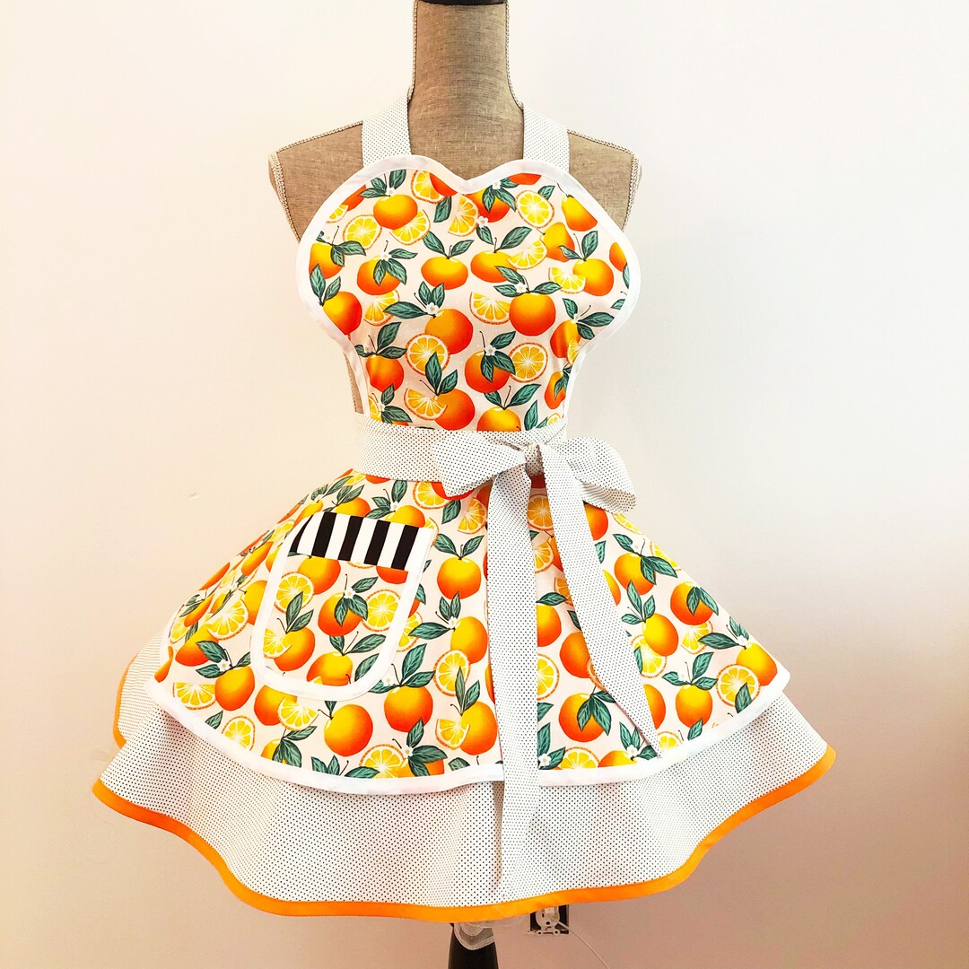 Kitchen Apron for Women, Baking Apron, Summer Apron for Grilling, Apron ...