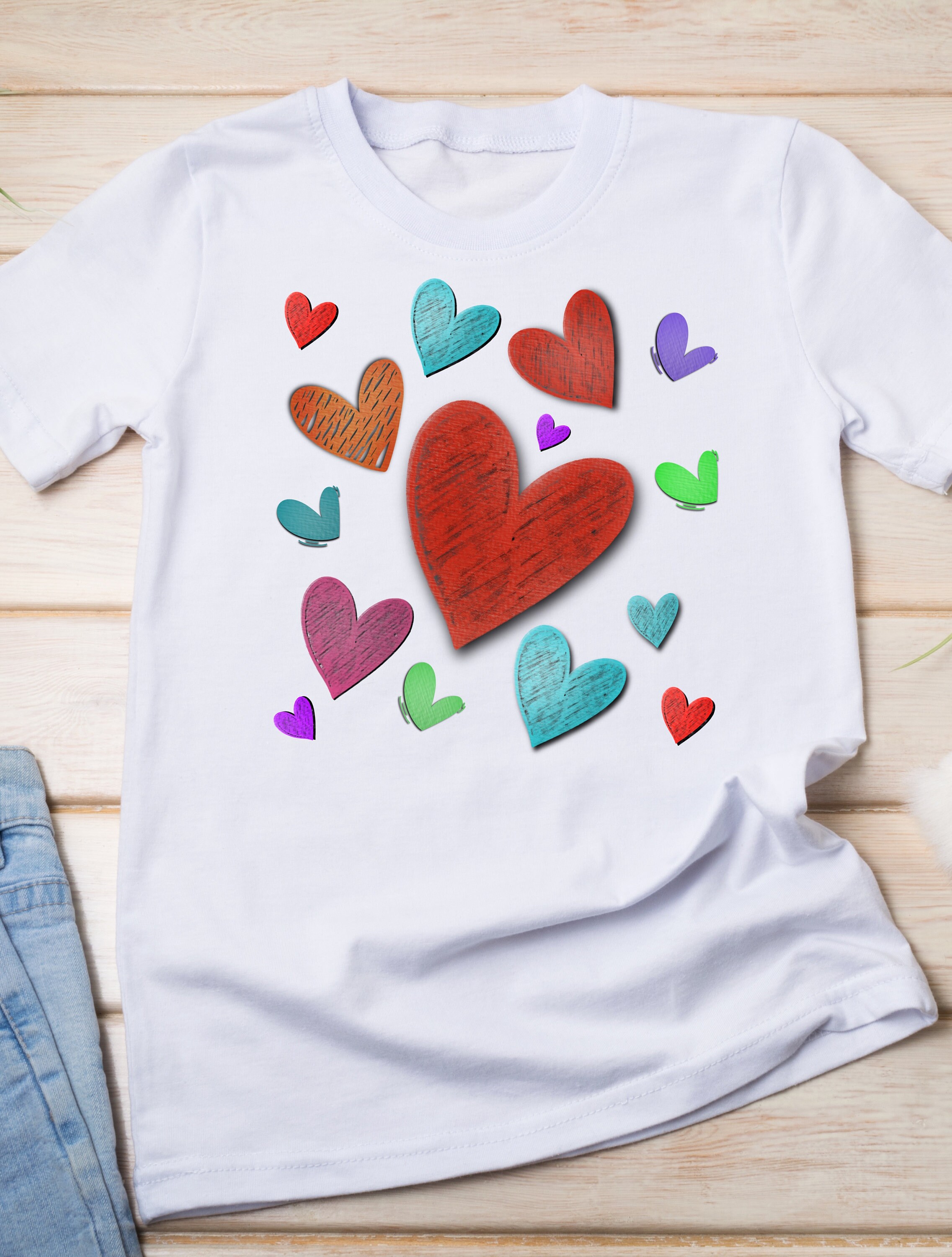 Valentine Sublimation Heart Sublimation Files Hearts - Etsy