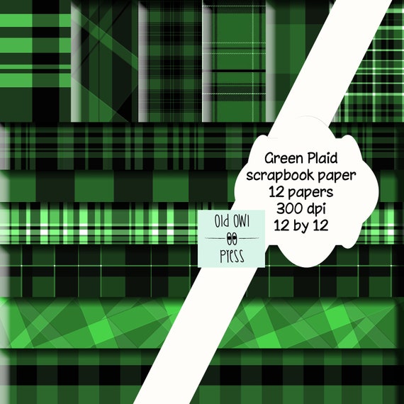 Plaid Cardstock