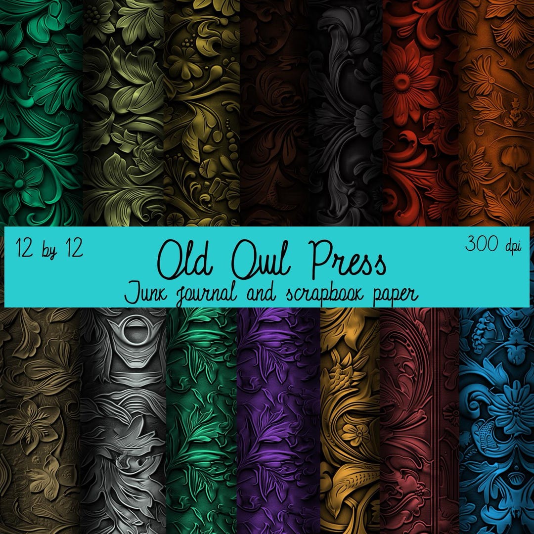 Scrapbook Digital, Paper Pack, 12x12 Papers, Multi Colored, Textured ...