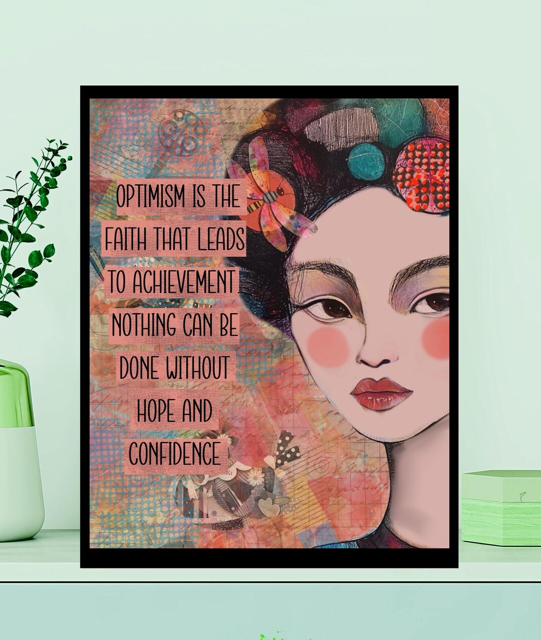 Strong Women Art, Self Esteem Art, Motivational Art, Instant Download ...