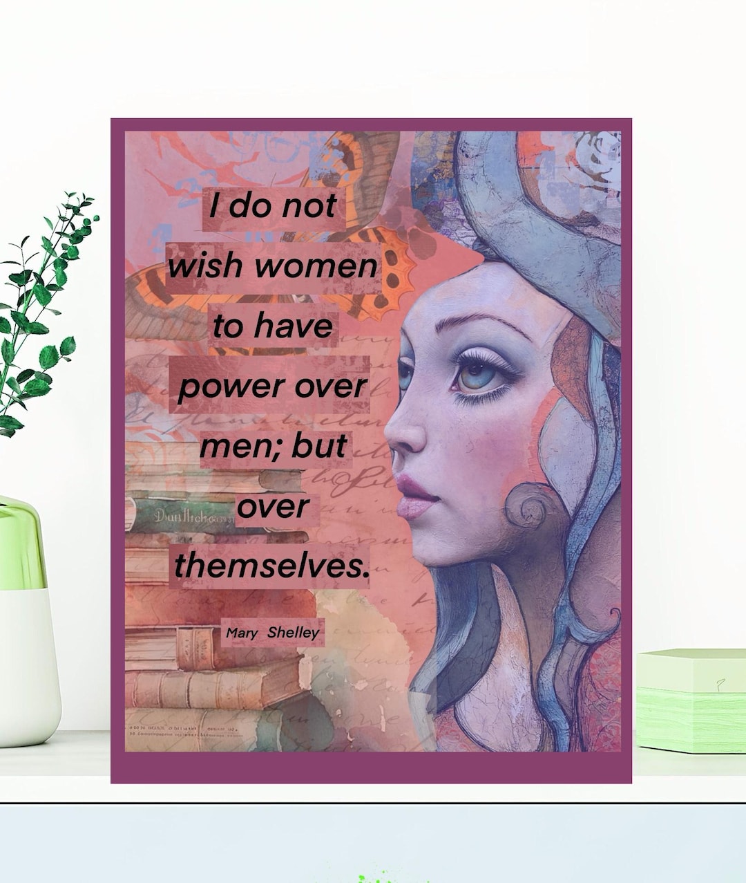 Strong Women Art, Self Esteem Art, Motivational Art, Instant Download ...