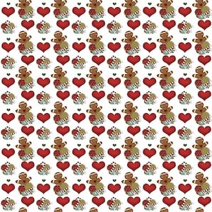Gingerbread Paper, Scrapbooking,christmas Paper, Instant Download, 12 ...