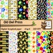 Crayon Scrapbook, Paper Goods, Digital Papers, Paper Pack, Commercial ...