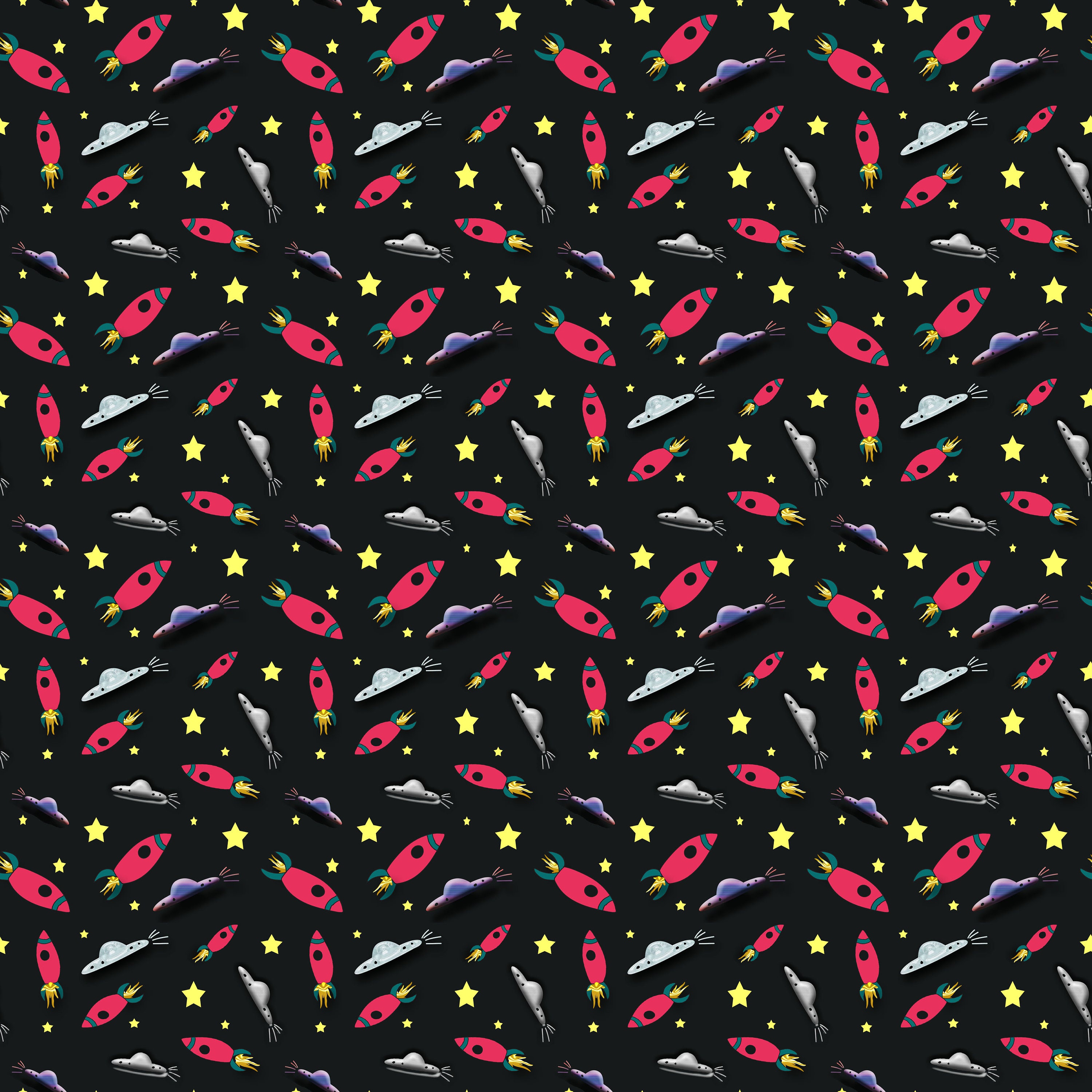 Alien Paper Scrapbook Paper 14 Papers Outer Space Paper | Etsy