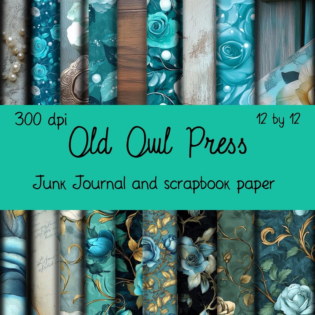 Rose Scrapbook Paper, Instant Download, Paper Pack, Free Printable ...