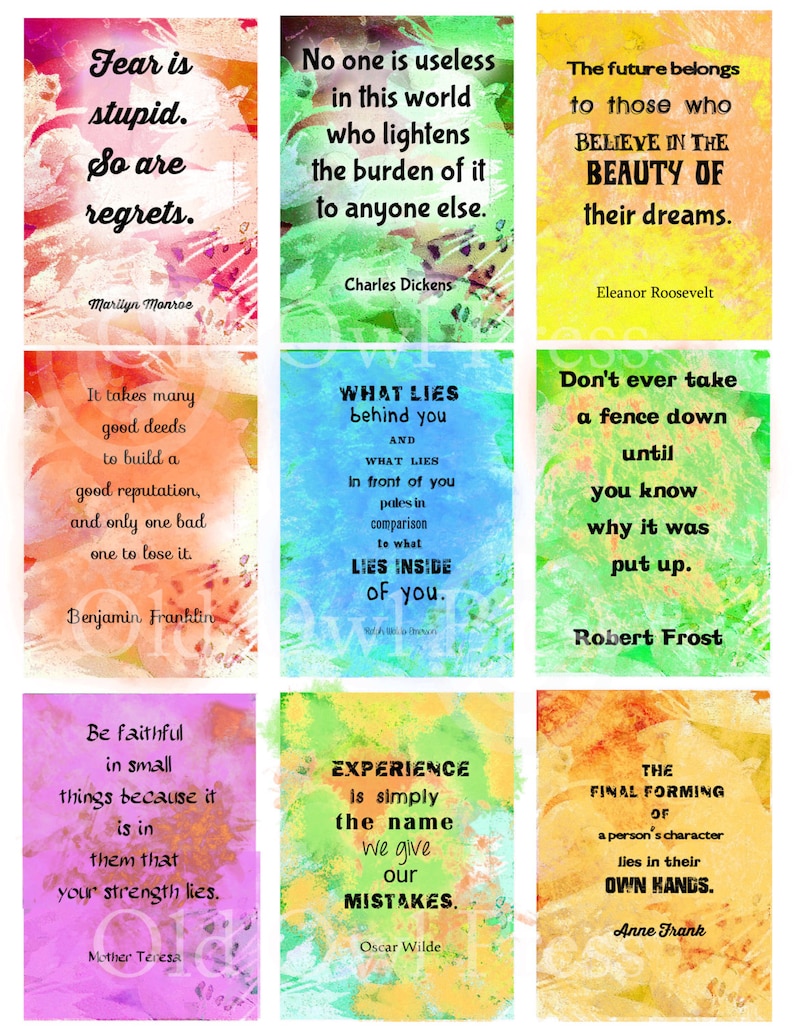 Mental Health Affirmation Cards, Printed Motivational Affirmation Cards ...