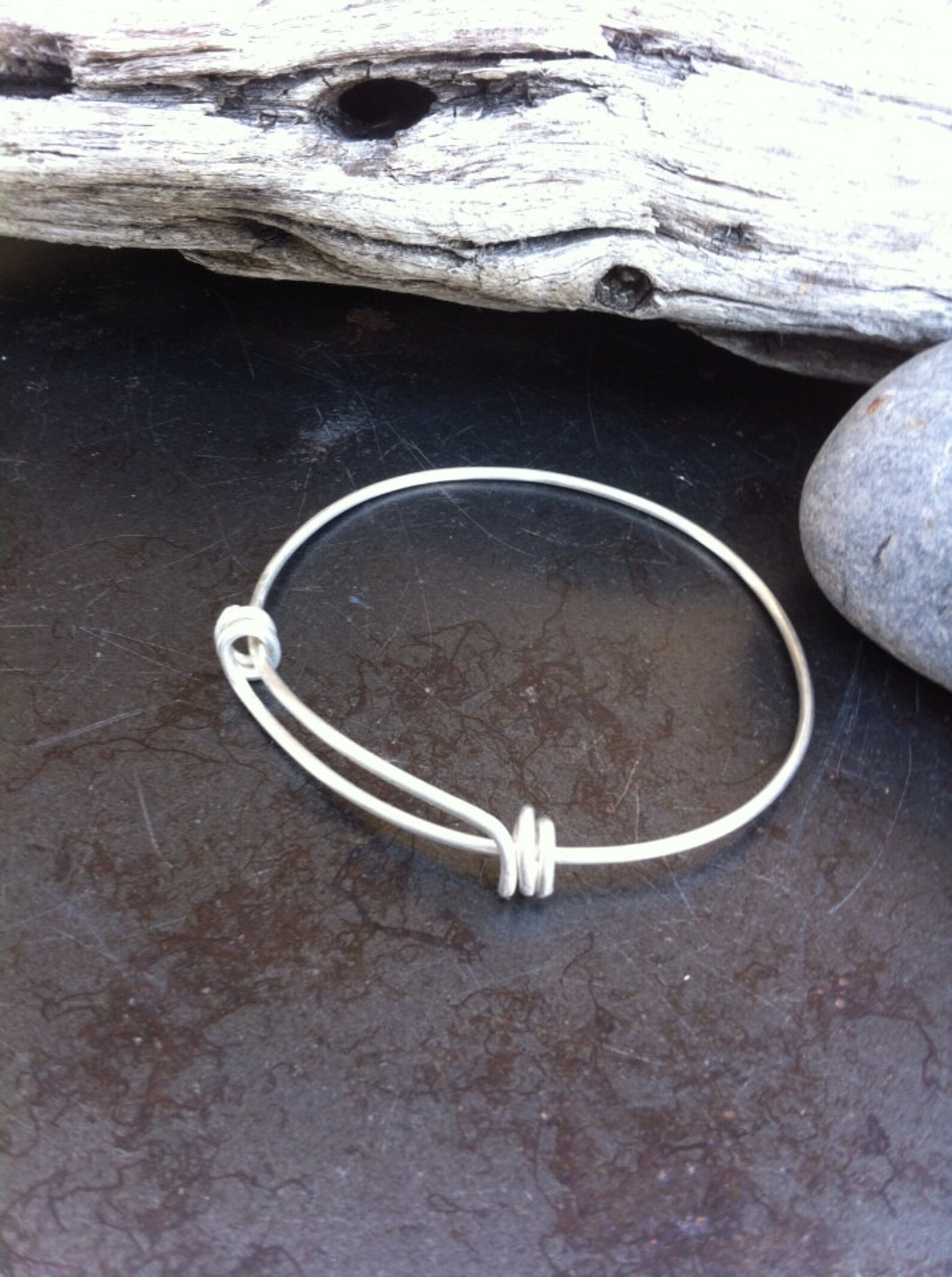 Sterling Silver Jewelry Sterling Silver Adjustable Bangle - Etsy