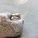 Sterling Silver Spinner Ring, Heart Hand Stamped loved Spinner Ring - Etsy