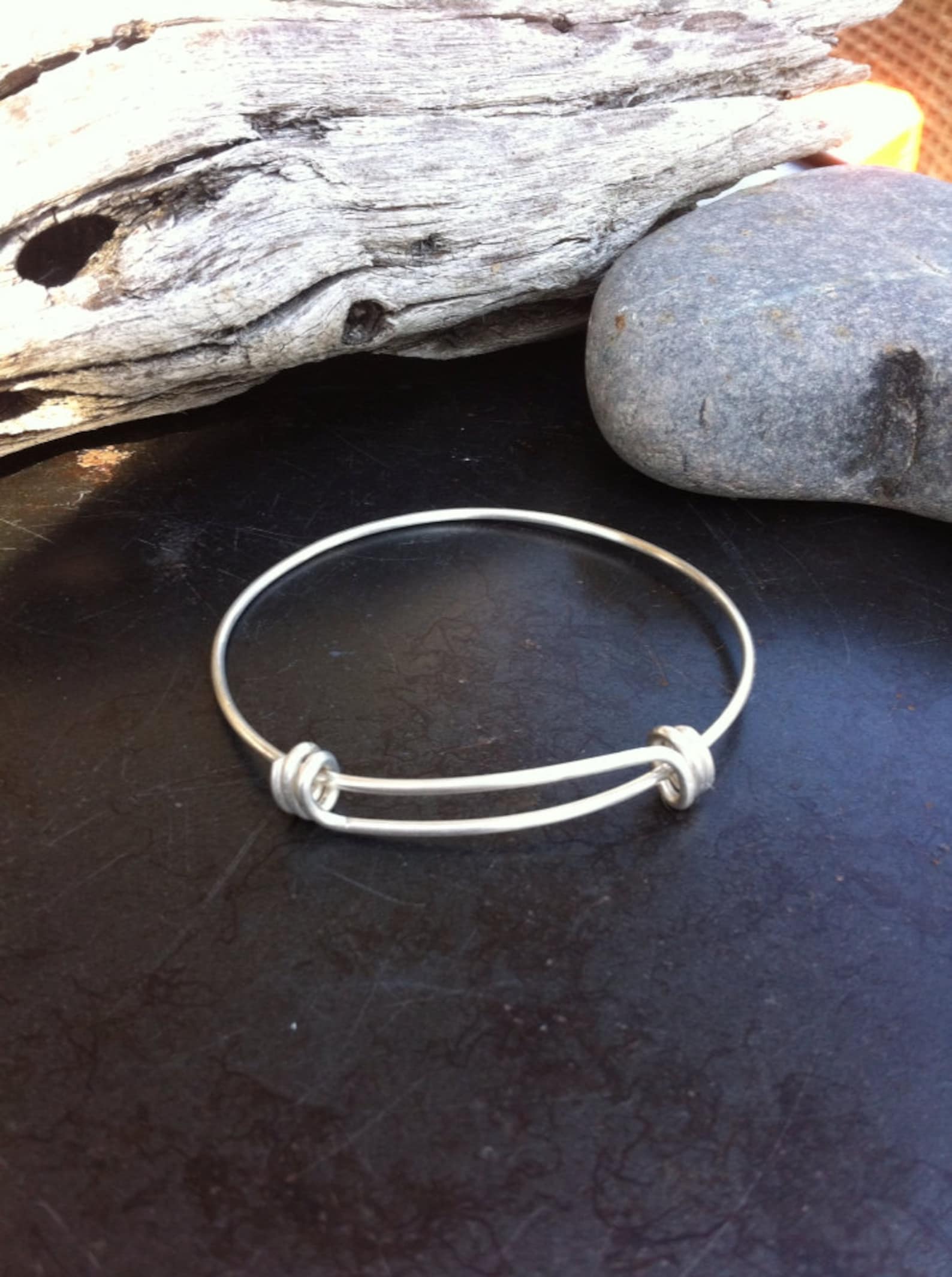 Sterling Silver Jewelry Sterling Silver Adjustable Bangle - Etsy