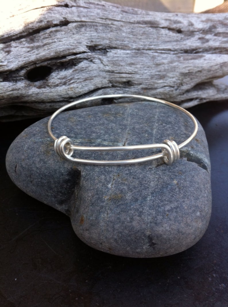 Sterling Silver Jewelry Sterling Silver Adjustable Bangle - Etsy