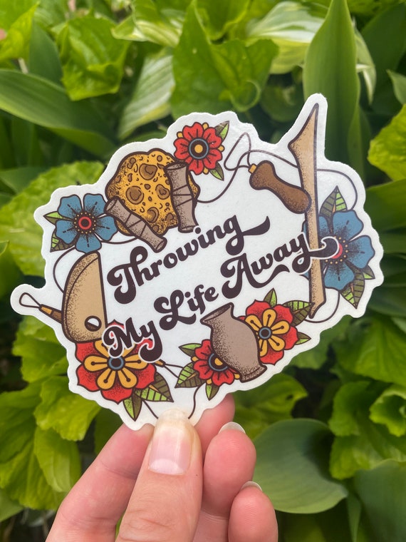 Throwing My Life Away 4 Vinyl Sticker - Etsy