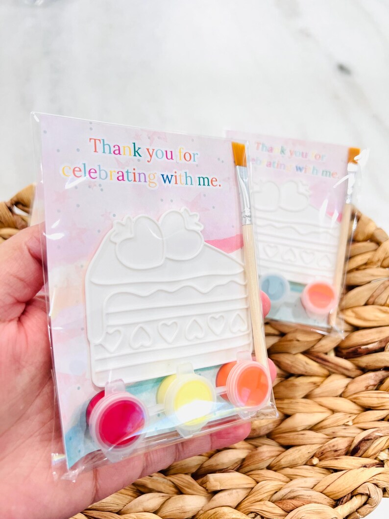 Cake Party Favor:diy,paint Kit,birthda Party Favor,school Activities - Etsy