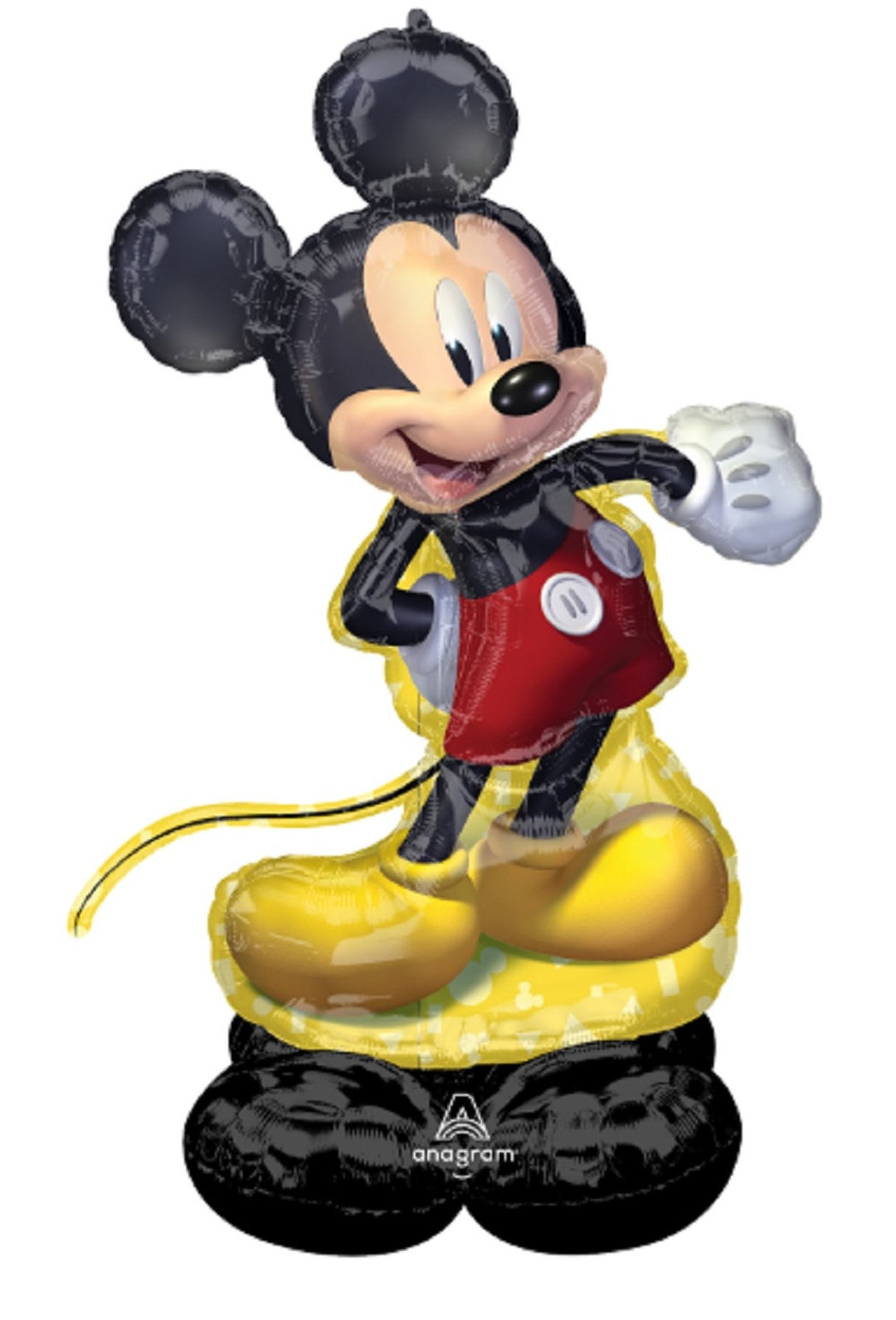 52" OVER 4 FEET TALL Mickey Mouse - Inflatable - Standing Balloon - No ...