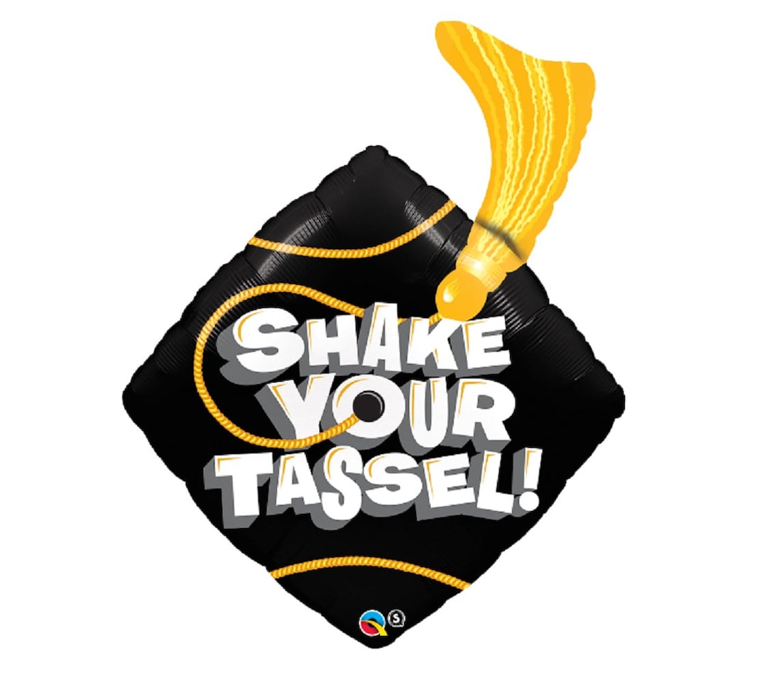 37" Jumbo GRADUATION Balloon -- SHAKE Your TASSLE - Foil - Mylar - Etsy