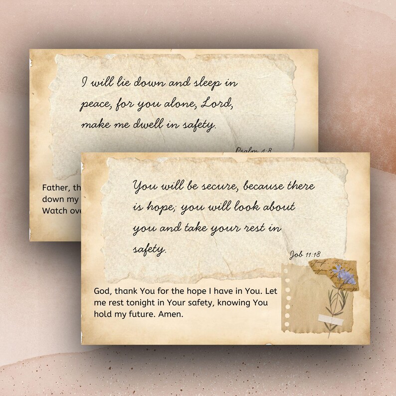 31 Prayer Cards for Protection and Provision – Printable Scripture ...