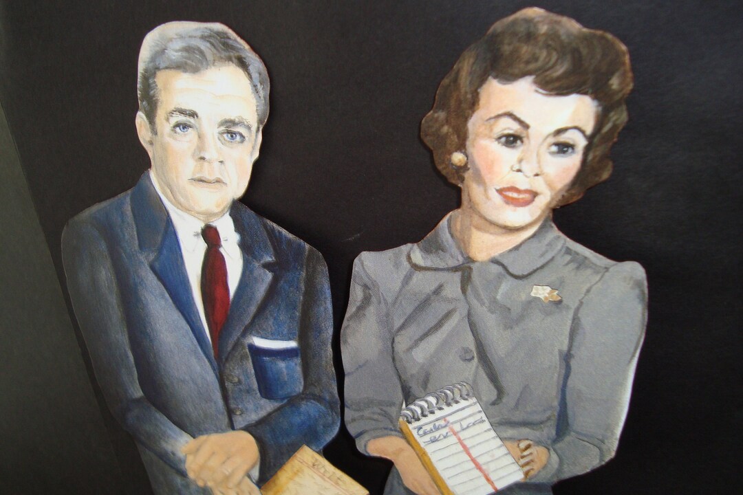 Perry Mason/della Street Bookmarks - Etsy
