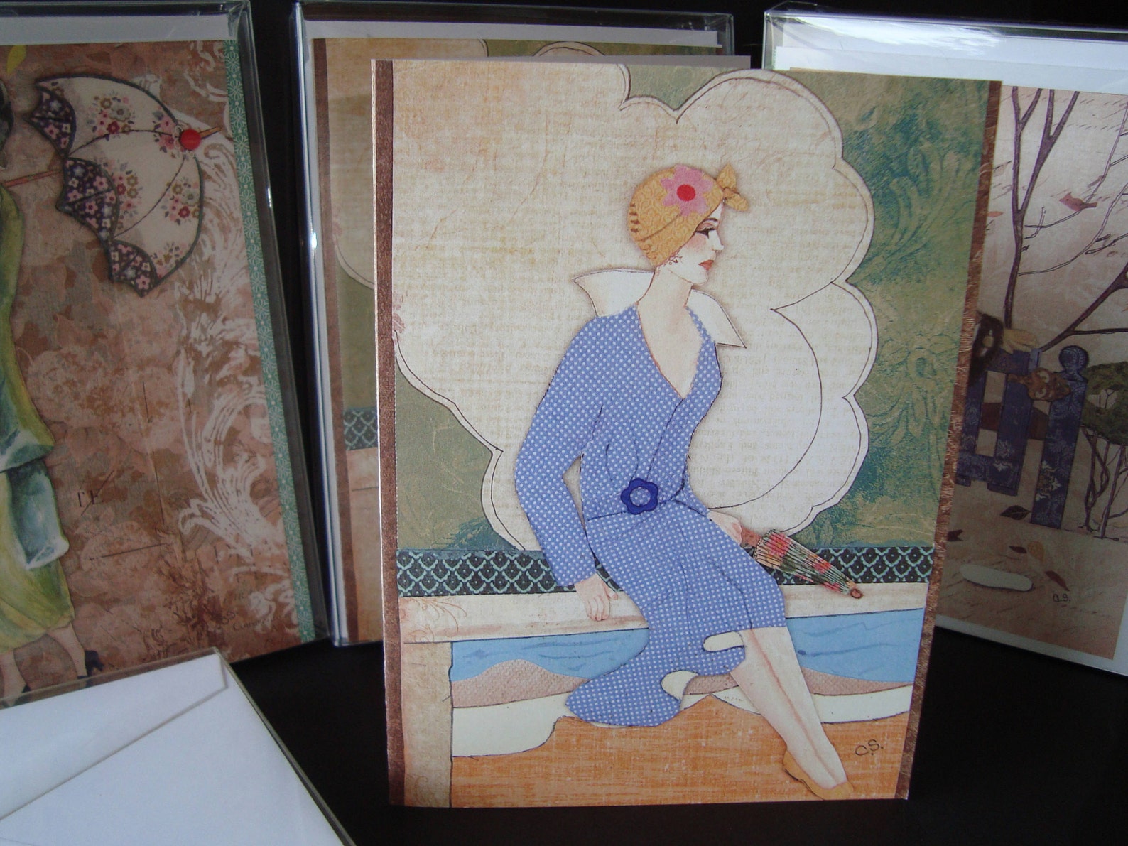 Art Deco Blank Boxed Cards - Etsy