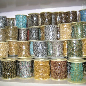 Gold Plated Gemstone Beaded Chain , Multi Colour Gemstone Faceted Roundelle Beads Cluster Bulk ...