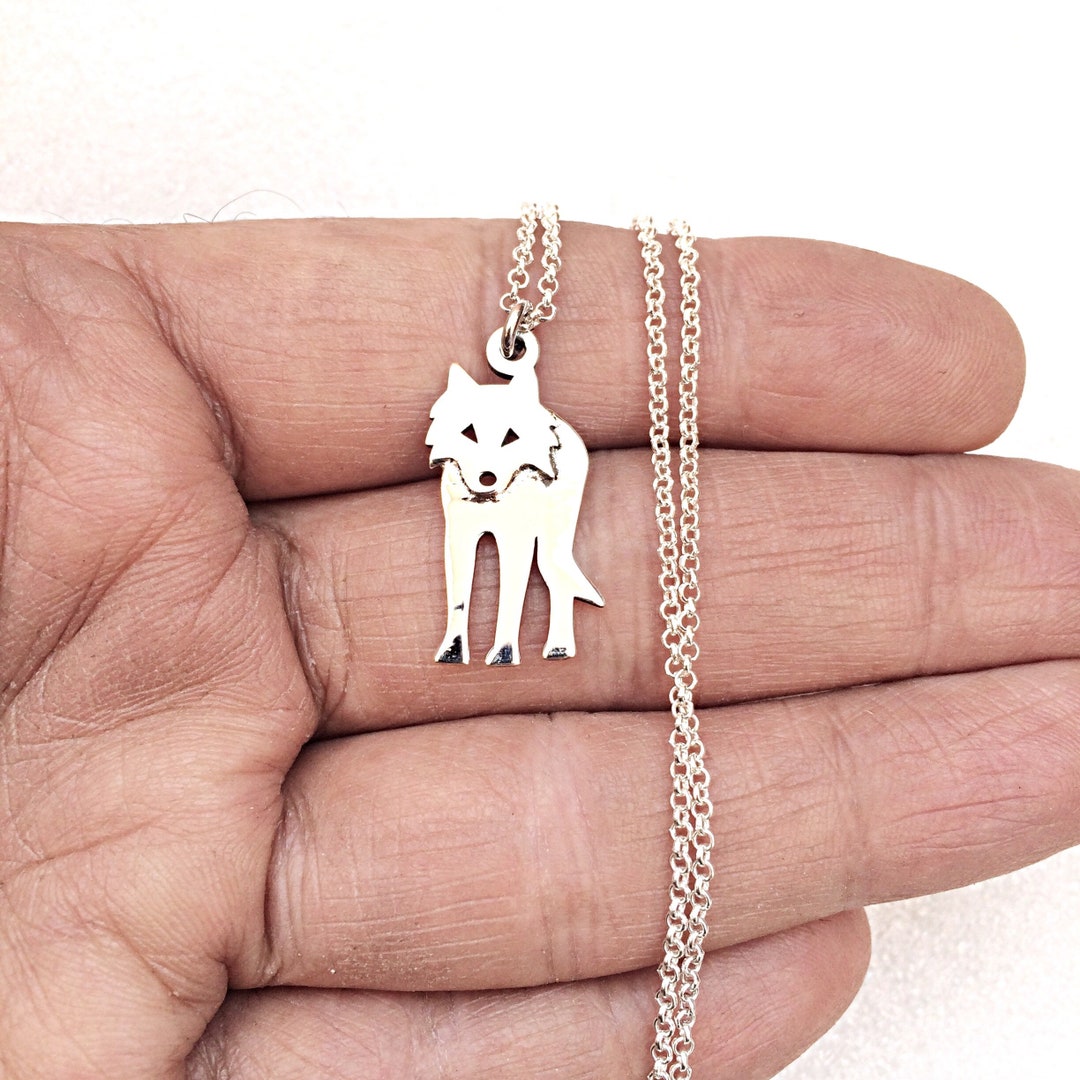 925 Sterling Silver Fox Pendant Animal Charm Necklace for Girl - Etsy
