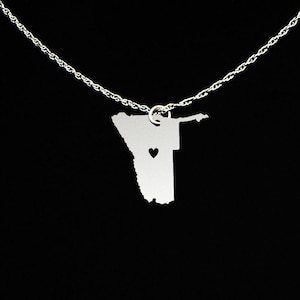 Namibia Necklace - Namibia Jewelry - Namibia Gift - Sterling Silver - Etsy