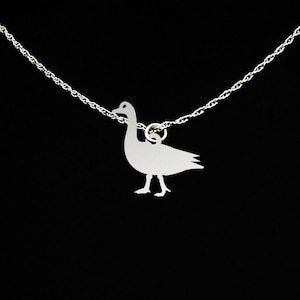 Goose Necklace - Goose Jewelry - Goose Gift - Sterling Silver - Etsy