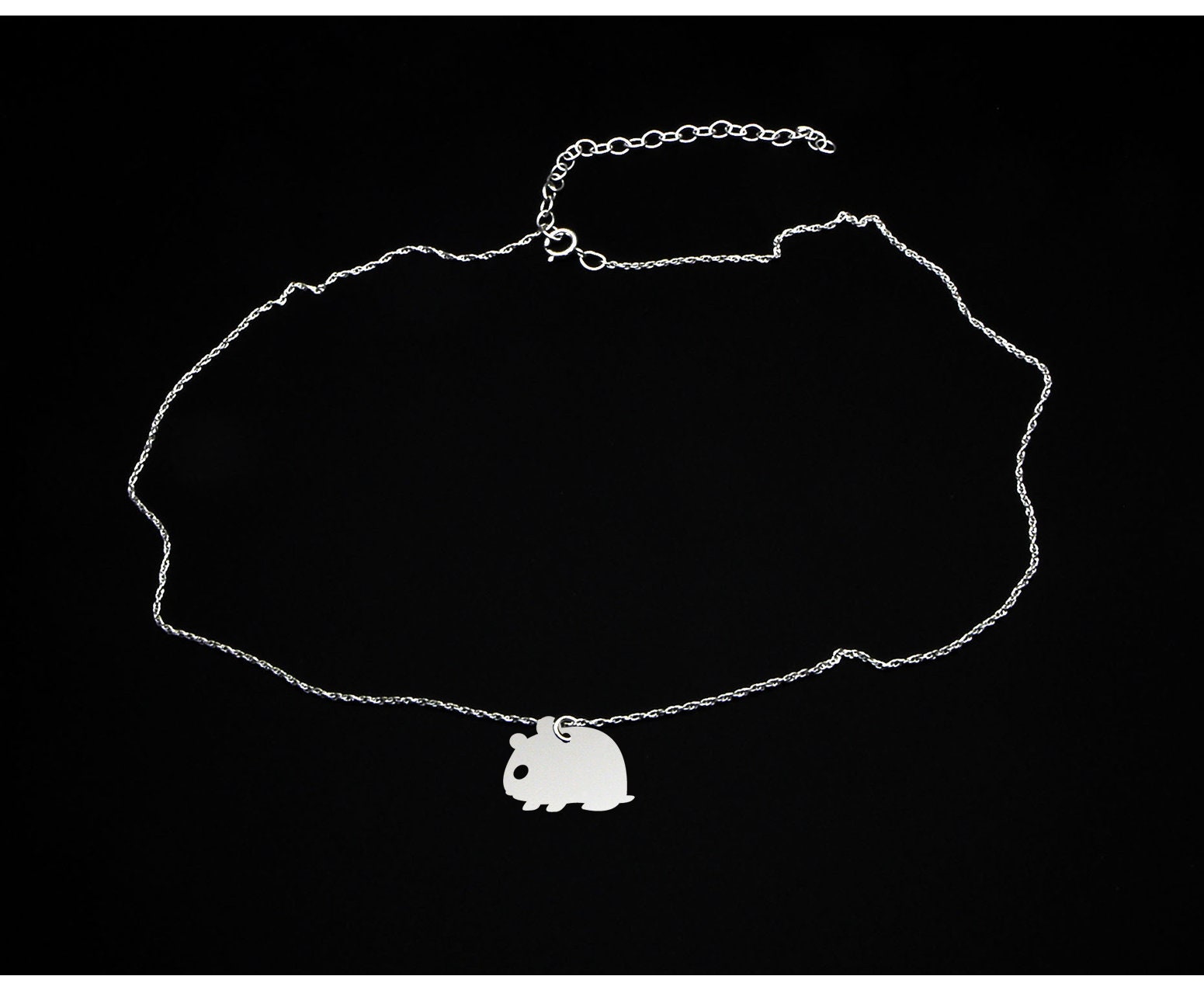Hamster Necklace Hamster Jewelry Hamster Gift Sterling - Etsy UK