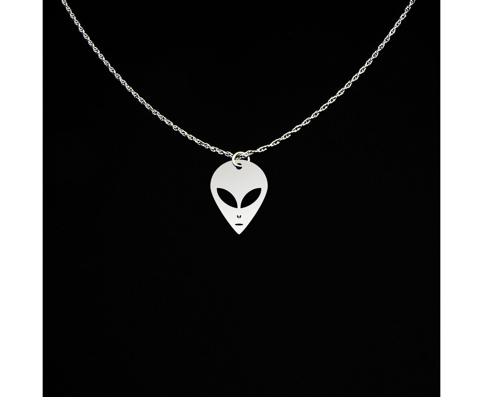 Alien Necklace Alien Jewelry Alien Gift | Etsy