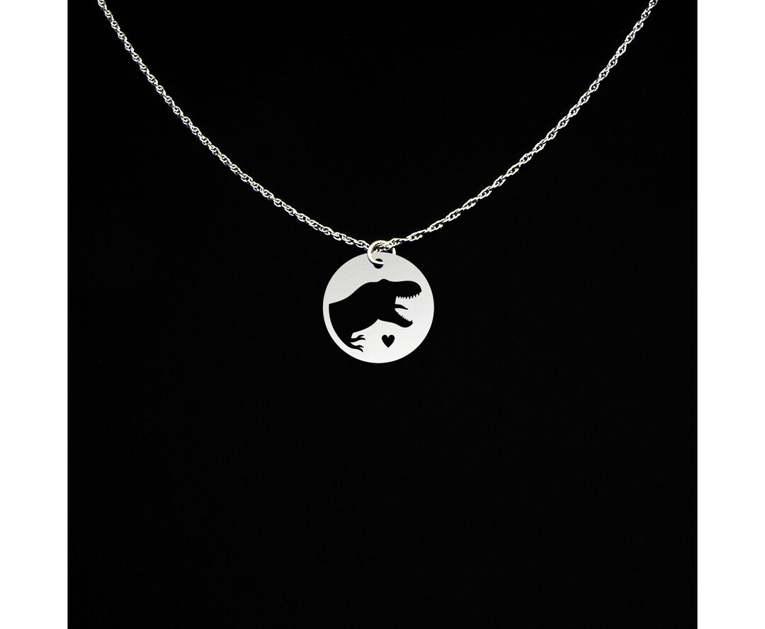 T Rex Necklace - T Rex Jewelry - T Rex Gift - Dinosaur Necklace ...
