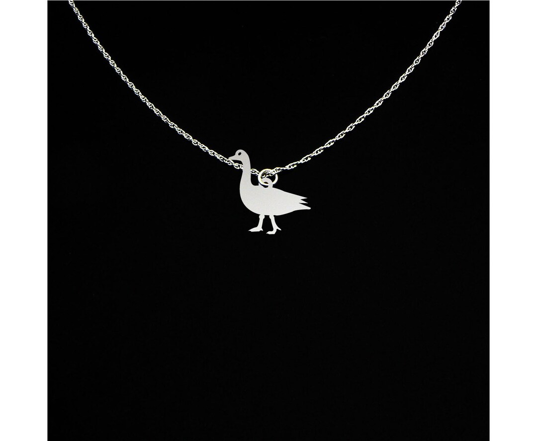 Goose Necklace - Goose Jewelry - Goose Gift - Sterling Silver - Etsy