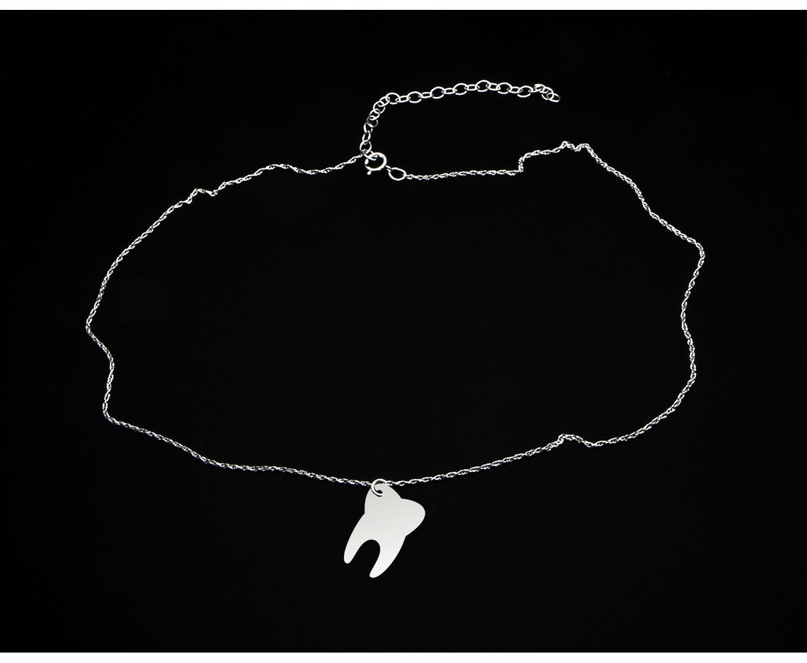 Tooth Necklace Tooth Jewelry Tooth Gift Human Tooth - Etsy