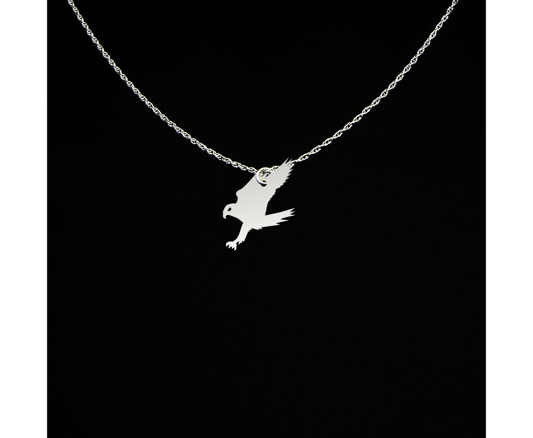Falcon Necklace - Falcon Jewelry - Falcon Gift - Sterling Silver - Etsy
