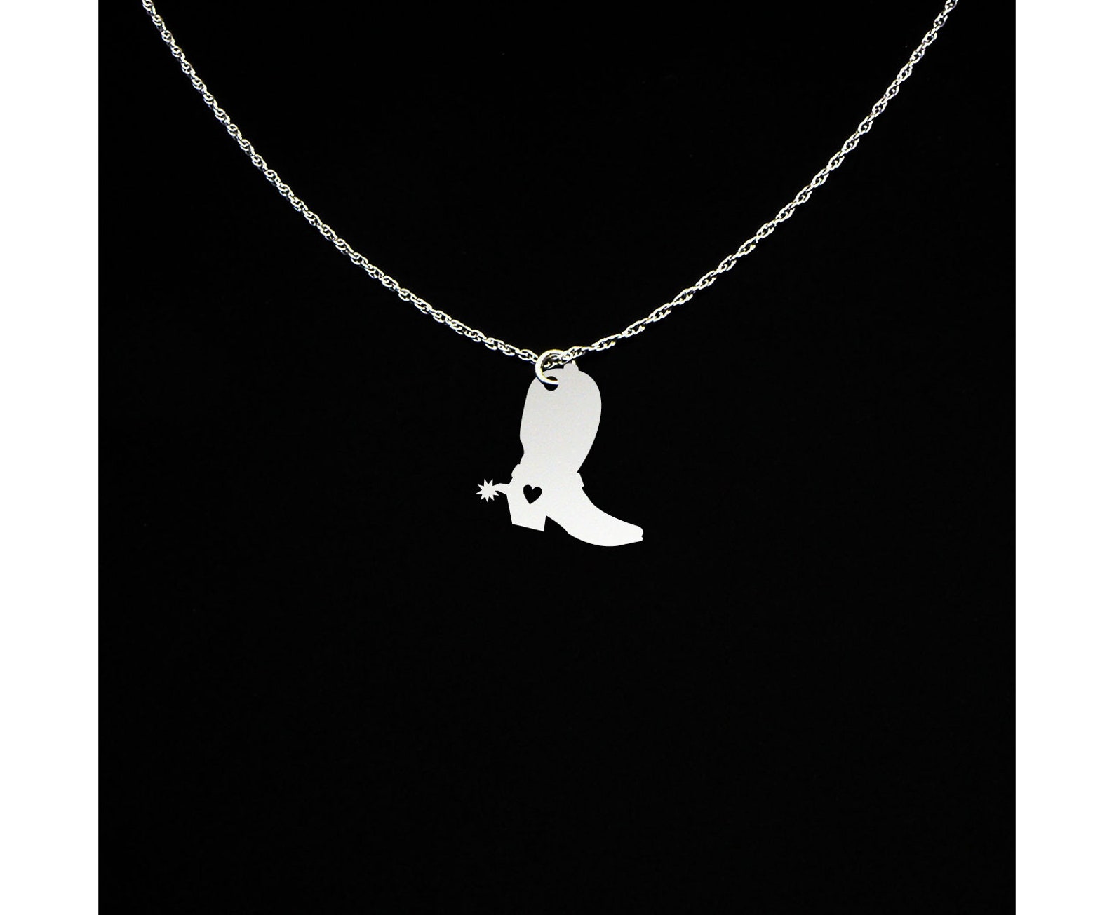 Cowboy Boot Necklace Cowboy Boot Jewelry Cowgirl Boot - Etsy