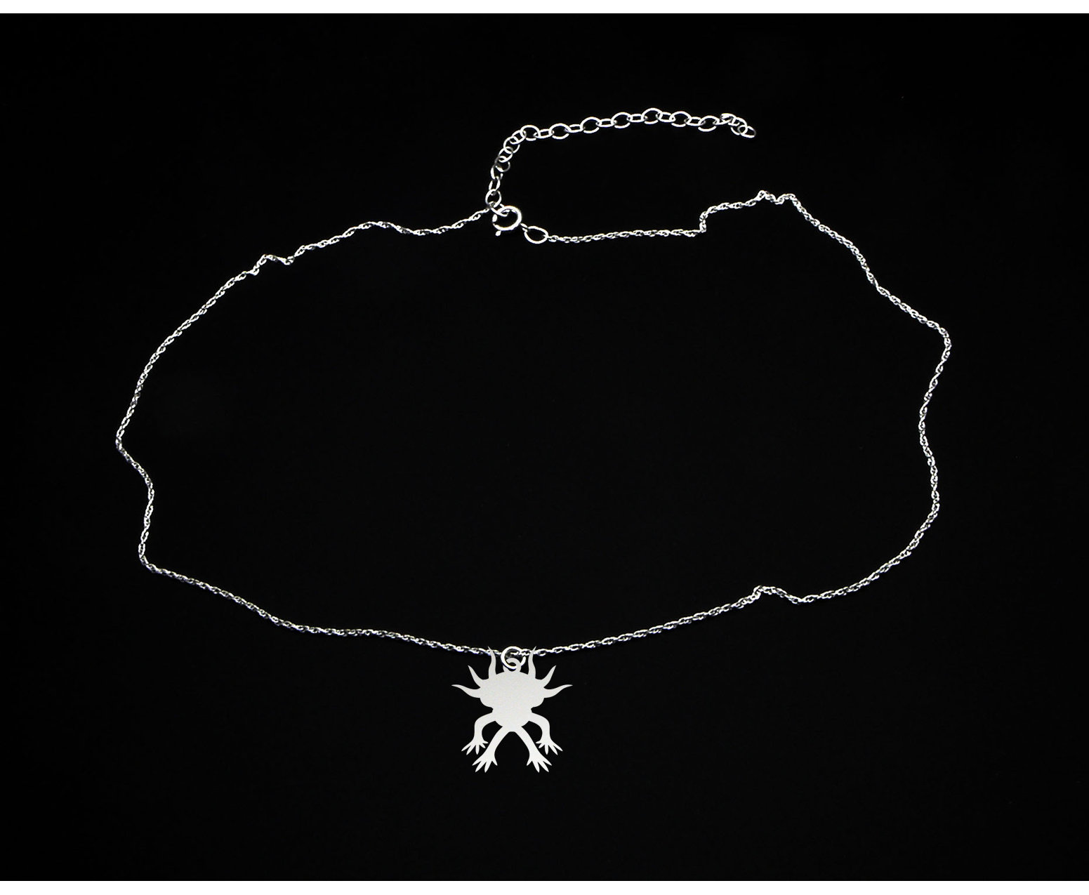 Axolotl Necklace Axolotl Jewelry Axolotl Gift Sterling - Etsy