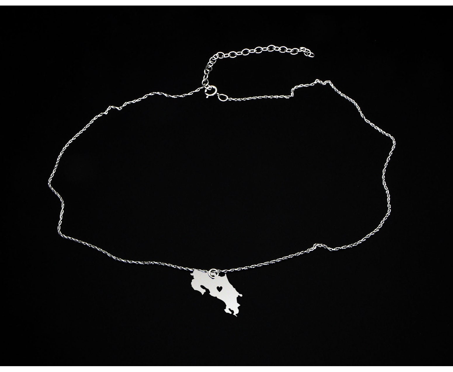 Costa Rica Necklace Costa Rica Jewelry Costa Rica Gift | Etsy