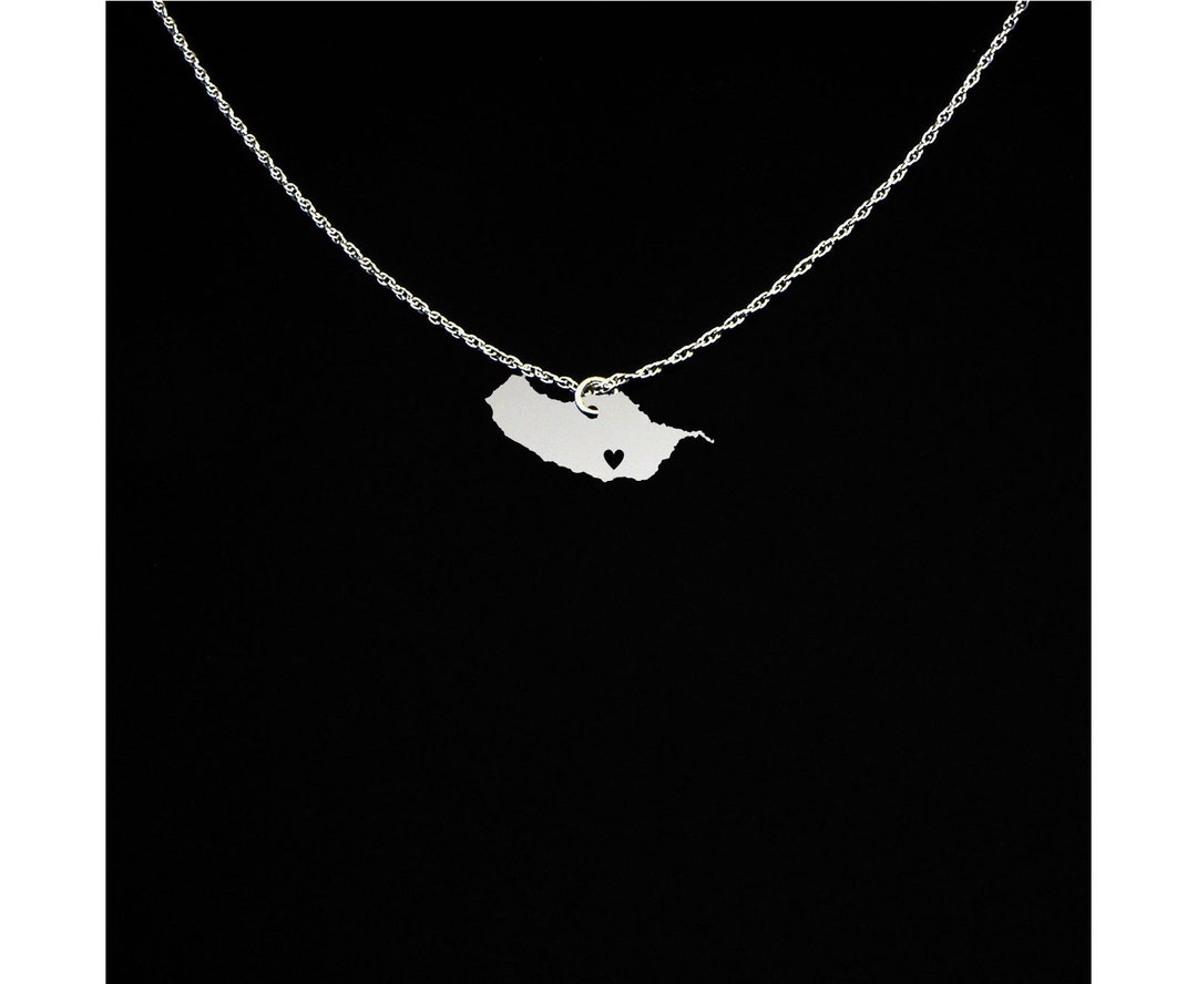 Madeira Necklace Madeira Jewelry Madeira Gift Sterling Silver - Etsy