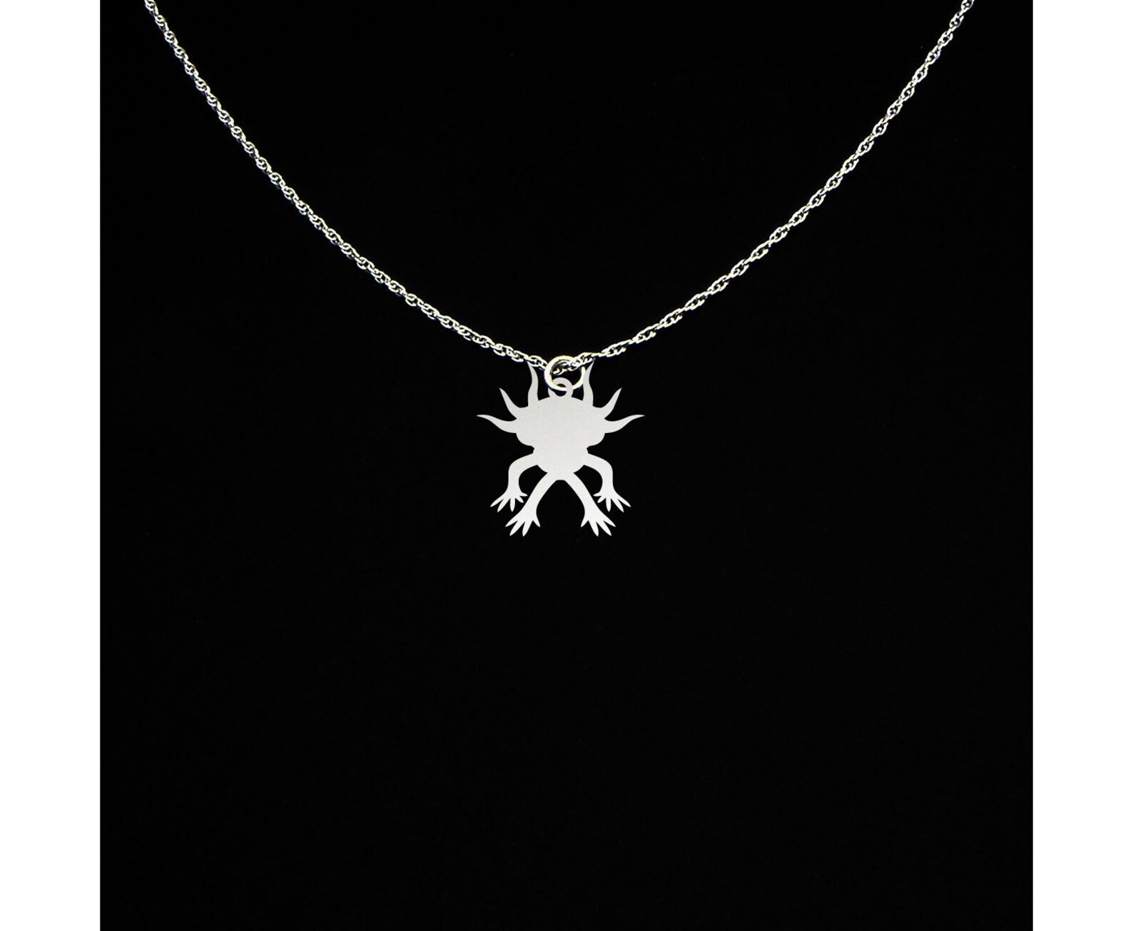 Axolotl Necklace Axolotl Jewelry Axolotl Gift Sterling - Etsy