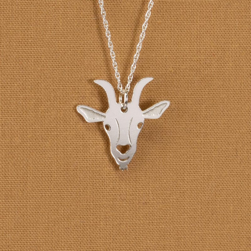 Goat Necklace - Etsy