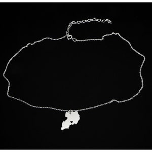 Uganda Necklace - Uganda Jewelry - Uganda Gift - Sterling Silver - Etsy