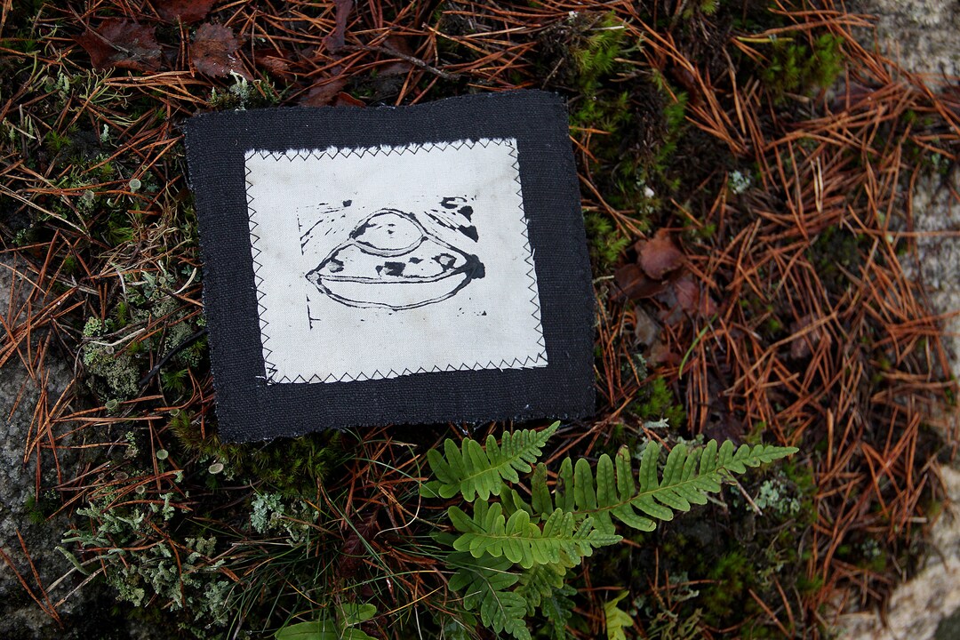 Patch With Ufo, Linocut, Witchcraft, Forestpunk, Shamanpunk - Etsy