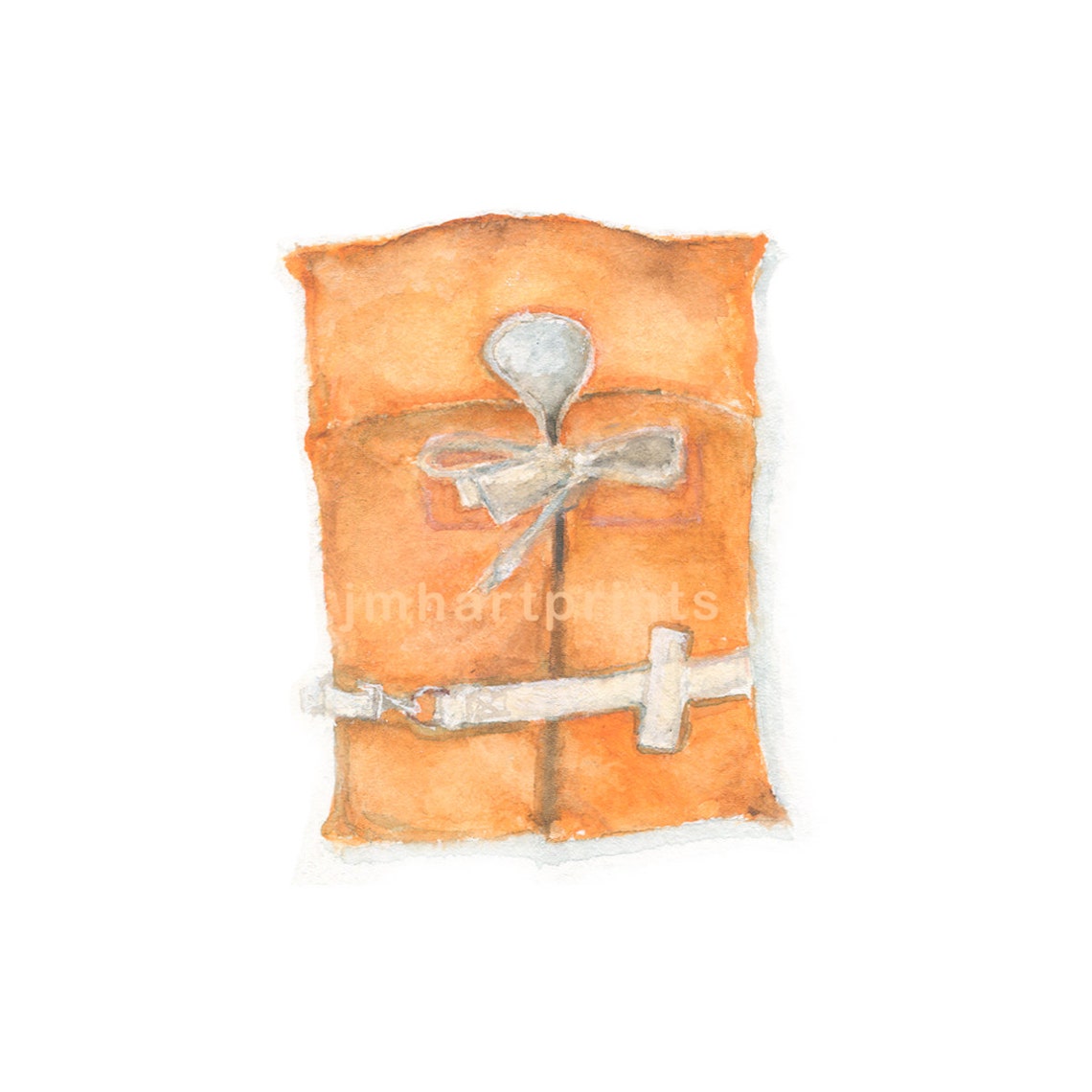 Watercolor Life Jacket Life Jacket Print Nautical Print - Etsy