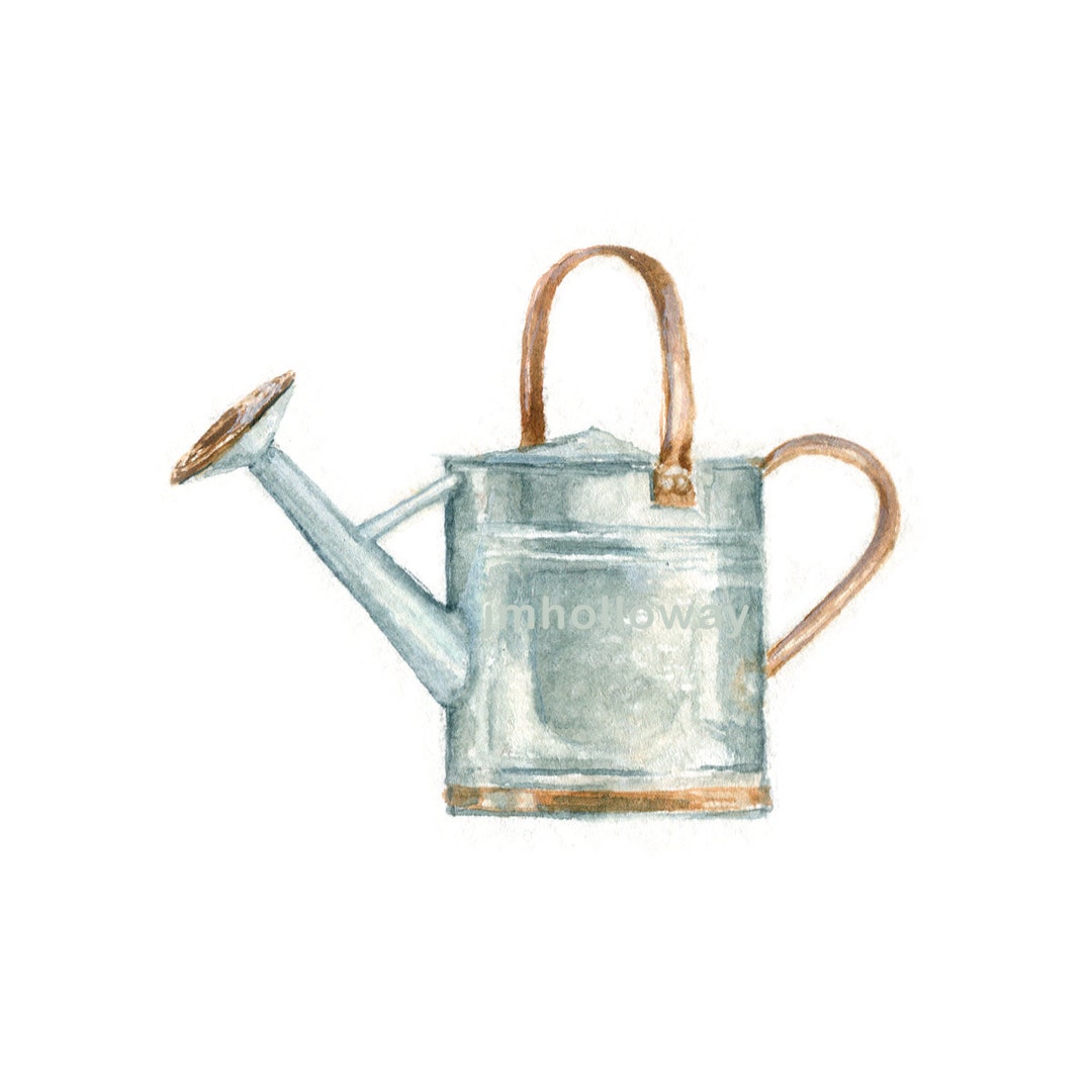 Watercolor Water Can, Vintage Water Can Print, Water Can Print - Etsy