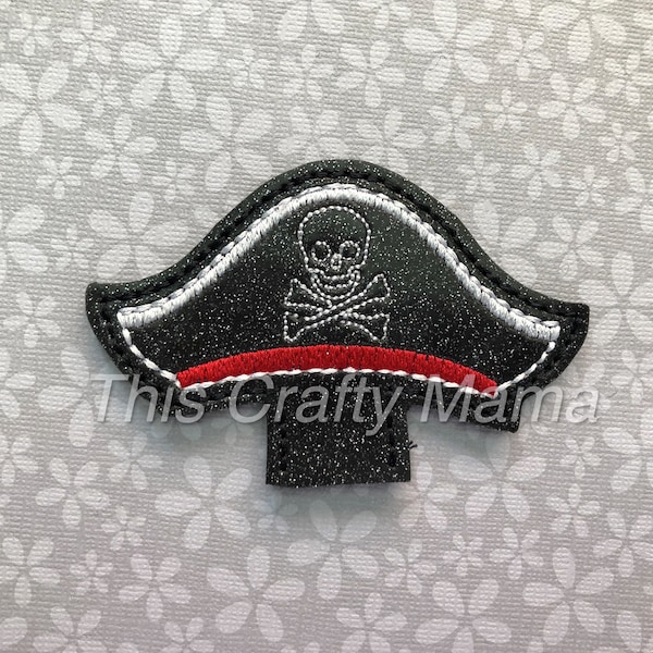 Black Pirate Hat - Etsy