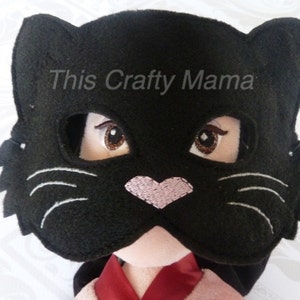 Felt Black Cat Mask - Etsy