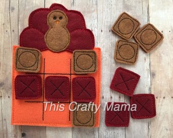 Tic Tac Turkey Toes. Thanksgiving Tic Tac Toe Game. Instant Digital ...
