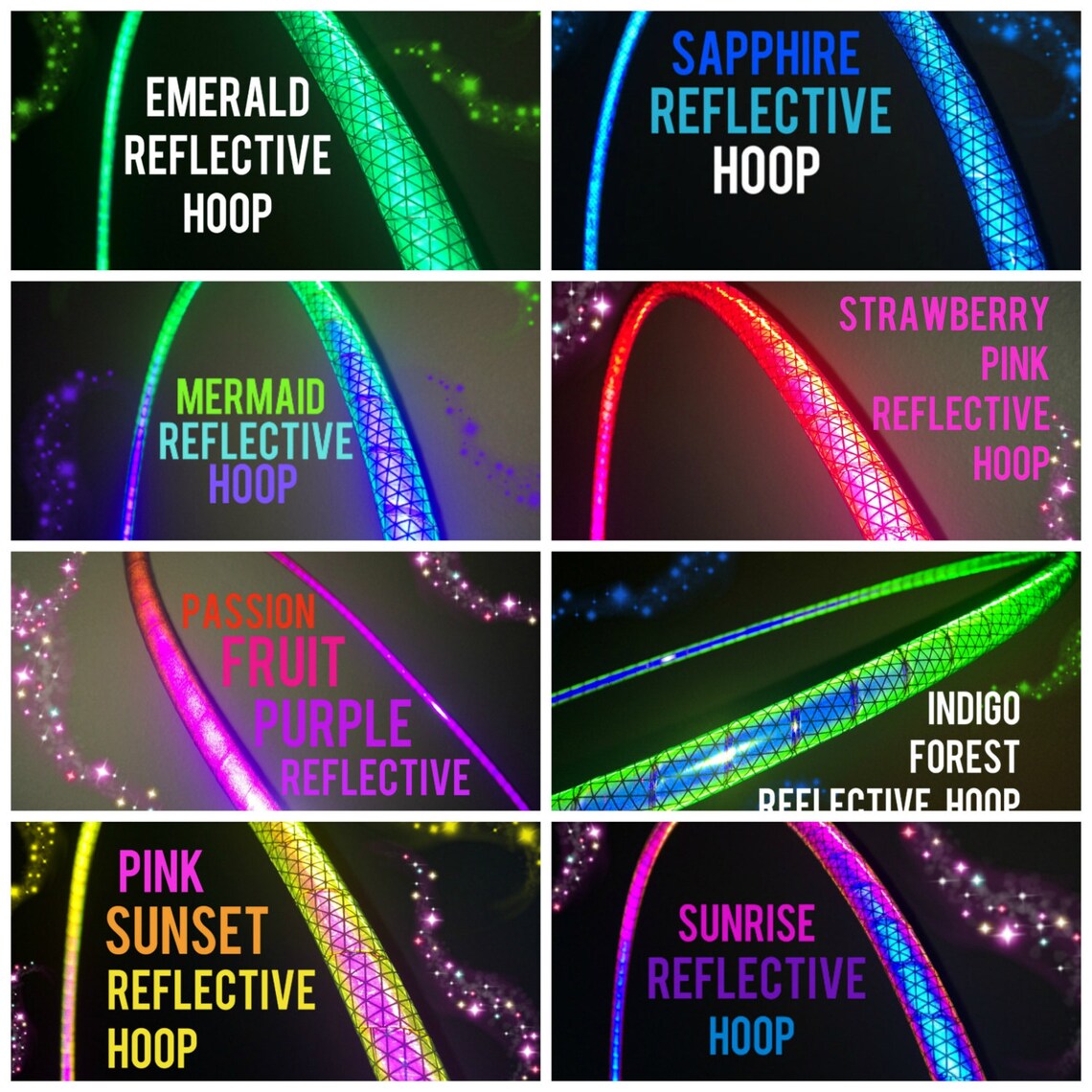 Color Morph Reflective Polypro S-staff Buugeng Mini Hoops - Etsy