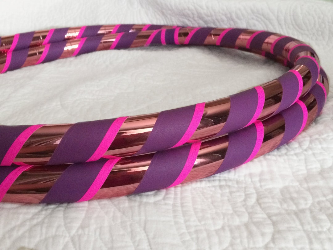 Pink Lotus Dance & Exercise Hula Hoop COLLAPSIBLE or Push Button ...